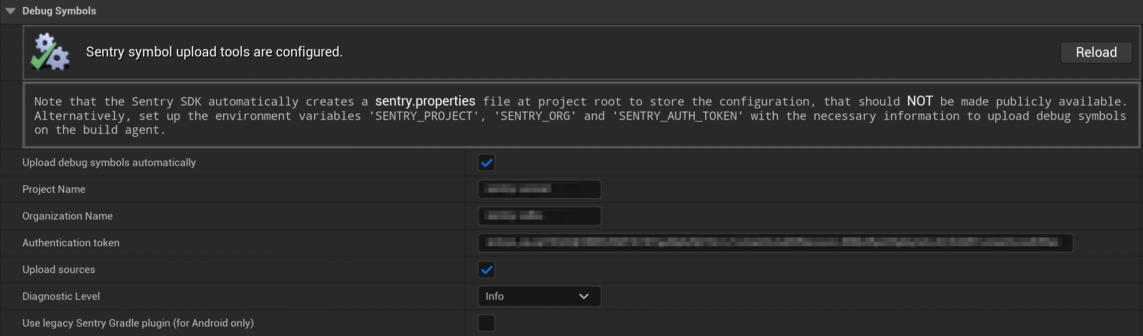 Debug Symbols Uploading | Sentry for Unreal Engine